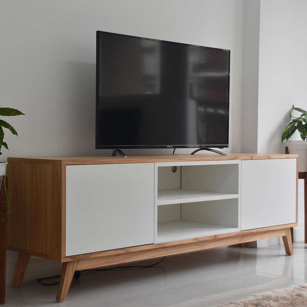 Rack de TV Manzo - Kimün - Diseño en madera